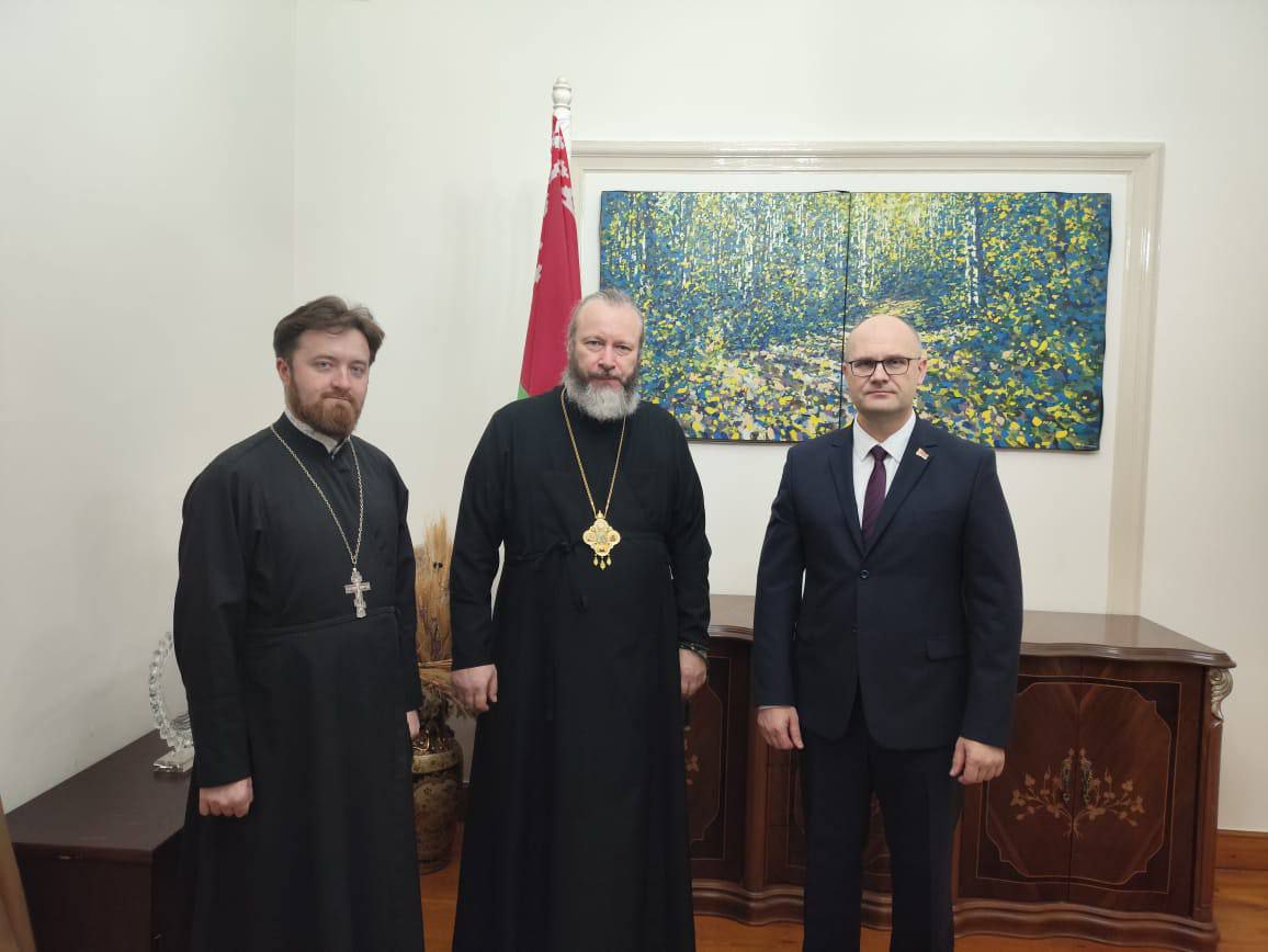 Vicar of the Patriarchal Exarchate of Africa meets with the Ambassador ...